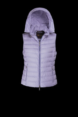 TINNARI-S3 in LILLA: Luxury Italian Vests for Women | MooRER®