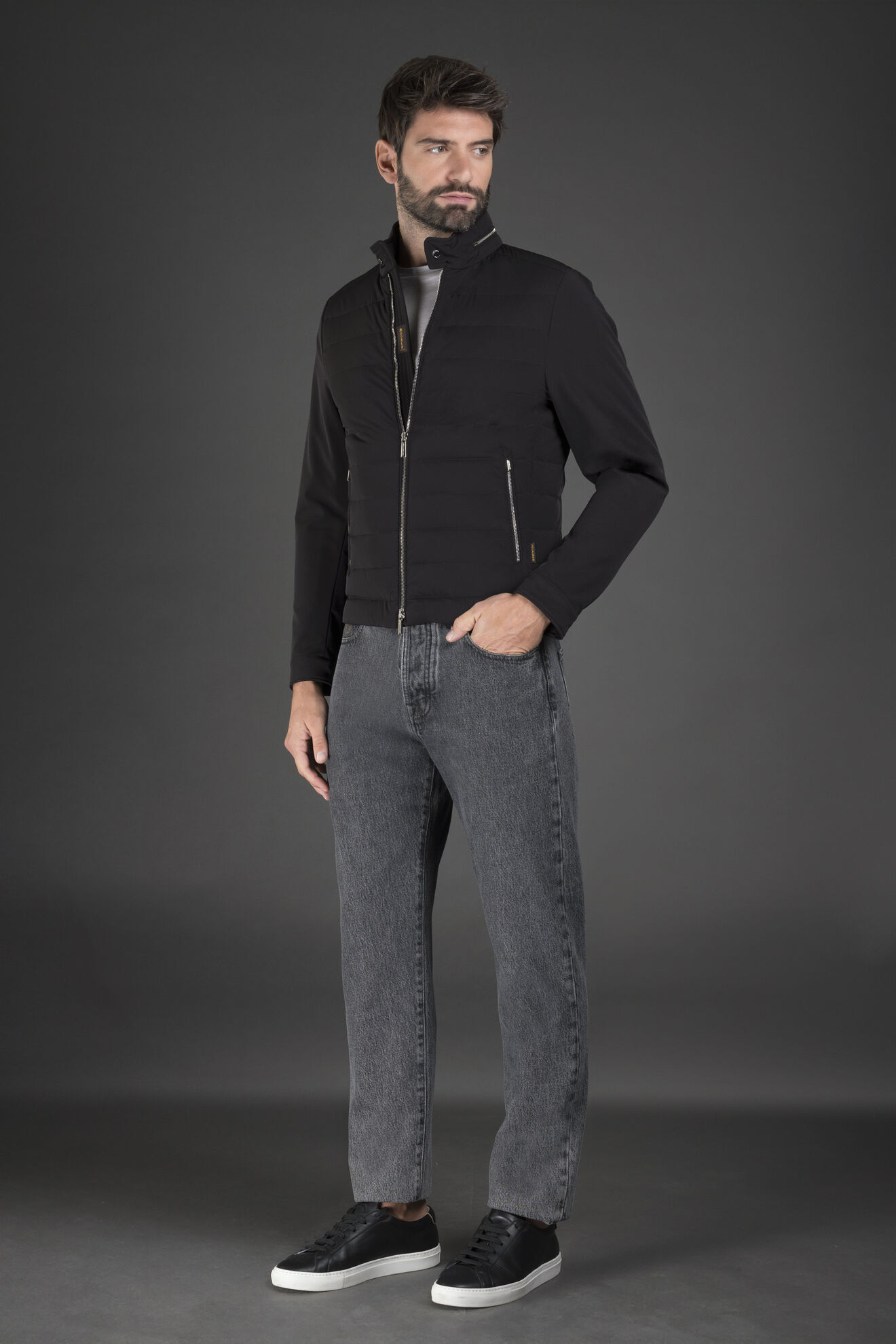 FILIPPO-KN（NERO）：イタリアで生まれた、ラグジュアリ ジャケット | MooRER®