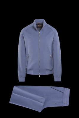 CUPER TUTA-IT in BLU: Luxury Italian Sweatshirts and tracksuits | MooRER®