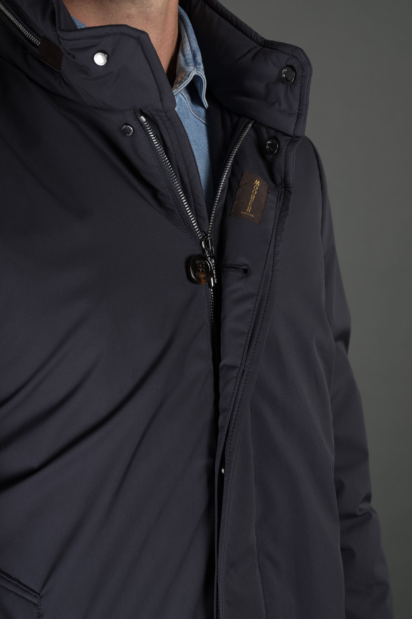 BRACCI-SKT（NAVY）：イタリアで生まれた、ラグジュアリ ジャケット | MooRER®