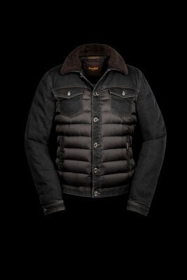 MONDOR-FUR-106S in NERO: Luxury Italian Jackets for Men | MooRER®